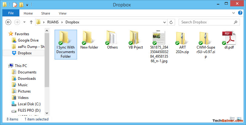 Easily Sync Documents Folder With Dropbox Without Moving It On Windows